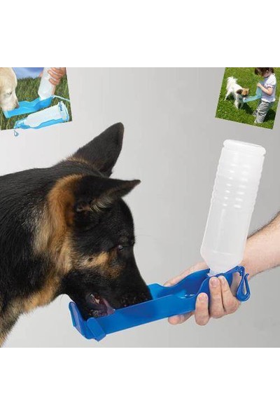 Anka Kedi Ve Köpekler İçin Seyahat Tipi Mataralı Suluk - (Handy Drink)