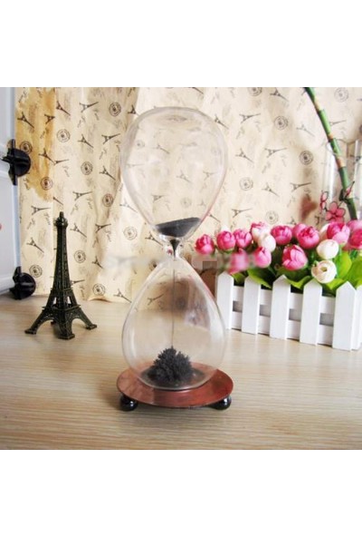 Anka Manyetik Kumlu Cam Kum Saati Anka Manyetik Kumlu Cam Kum Saati