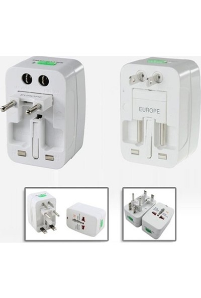 Anka Tüm Ülke Prizlerine Uygun Seyahat Adaptörü