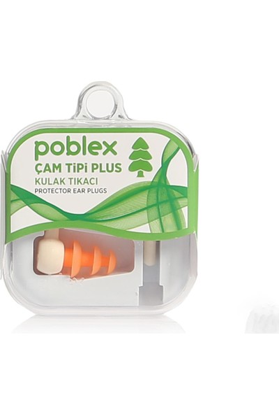 Poblex Çam Tipi Plus Kulak Tıkacı Poblex Çam Tipi Plus Kulak Tıkacı