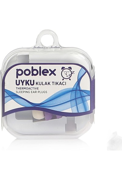 Poblex Uyku ve Seyahat Kulak Tıkacı Poblex Uyku ve Seyahat Kulak Tıkacı