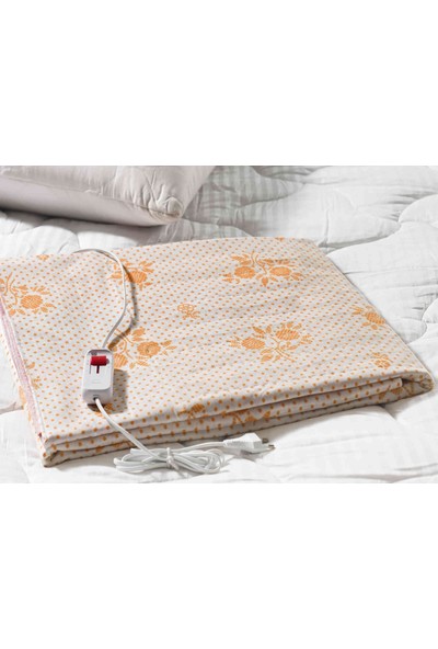 Nefnef Home Elektrikli Battaniye Çift Kişilik Flower Turuncu Çift Kişilik Nefnef Home Elektrikli Battaniye Çift Kişilik Flower Turuncu Çift Kişilik