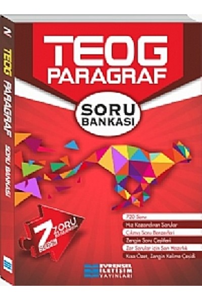 Evrensel İletişim Yayınları Teog Paragraf (Zor Serisi) Soru Bankası Evrensel İletişim Yayınları Teog Paragraf (Zor Serisi) Soru Bankası