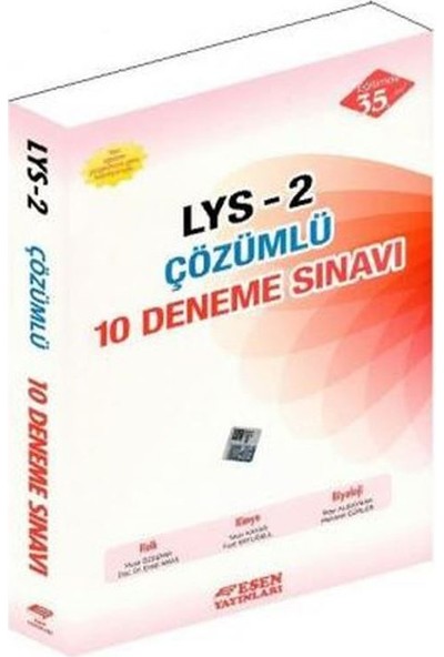 Esen Yayınları Lys 2 Çözümlü 10 Deneme