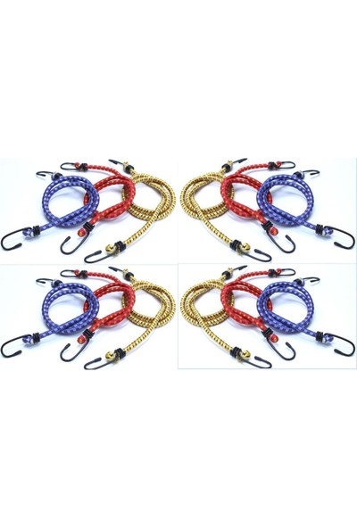 Carub 6'lı Paket Bagaj Lastiği 12'lipaket 24 Kancalı 0765004 Carub 6'lı Paket Bagaj Lastiği 12'lipaket 24 Kancalı 0765004