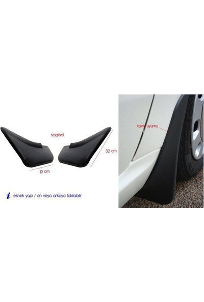 Carub Universal 32X19 Cm Ön Veya Arka Paçalık Carub Universal 32X19 Cm Ön Veya Arka Paçalık