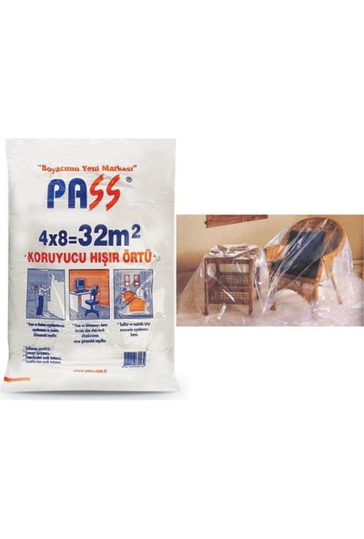 Pass 6'lı Paket Koruyucu Hışır Örtü 32 M2 091627