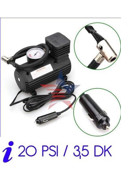 Modacar 300 Psı 20 Psı=3,5 Dk Lastik Şişirici Hava Kompresörü 570062