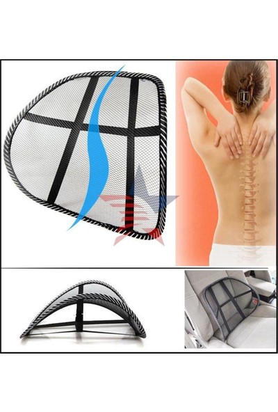 Carub 6'lı Paket Bel Yastığı Fileli Hava Akışlı Carub 6'lı Paket Bel Yastığı Fileli Hava Akışlı