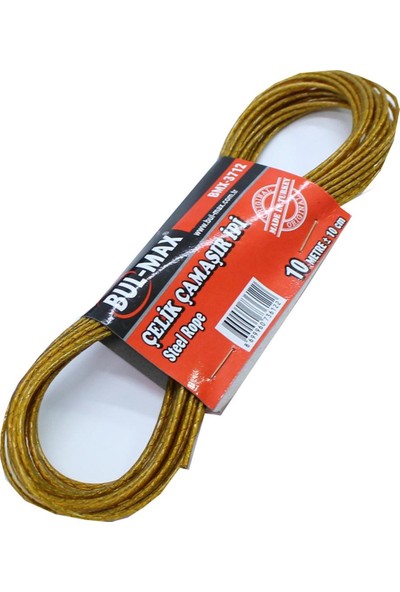 Bmx 6'lı Paket 10 Mt Çelik Çamaşır İpi 090700