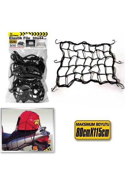 Automix Universal Ahtapot Kare Tip Elastik Bagaj Filesi