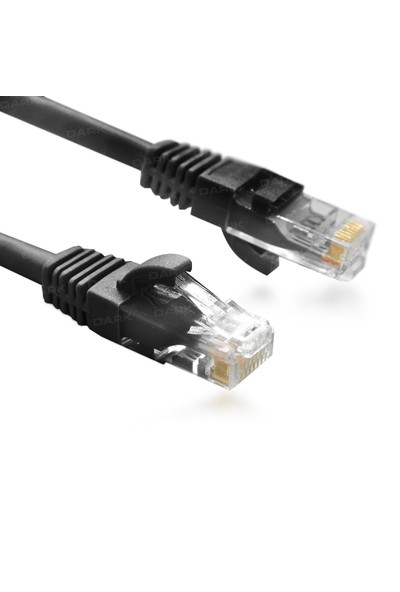Dark 0.50mt CAT6 CU AWG24 / 7 UTP Siyah Network Kablosu (DK-CB-NT6U50B) Dark 0.50mt CAT6 CU AWG24 / 7 UTP Siyah Network Kablosu (DK-CB-NT6U50B)