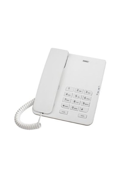Karel TM140 Analog Telefon Beyaz Karel TM140 Analog Telefon Beyaz