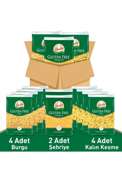 Beşler Glutensiz Makarna Paketi 10'lu Koli Beşler Glutensiz Makarna Paketi 10'lu Koli
