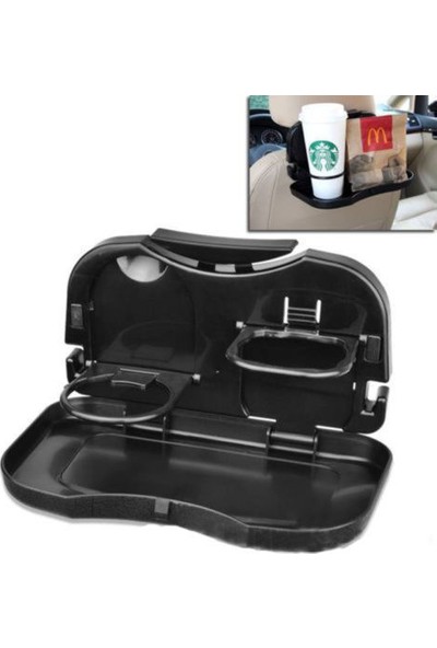 ModaCar Çocuklar İçin Koltuk Arkasına Yemek ve Bardaklık Masası 424308