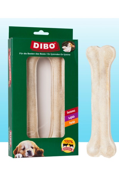 Dibo Beyaz Pres Kemik 50Gr 12Cm 2'Li Dibo Beyaz Pres Kemik 50Gr 12Cm 2'Li