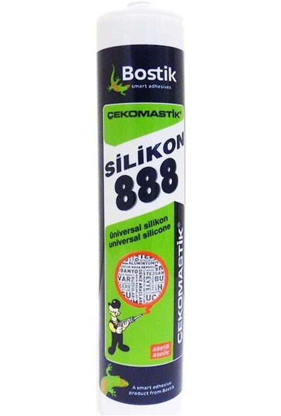 Çekomastik 888 Silikon Şeffaf 280 Ml Kartuş