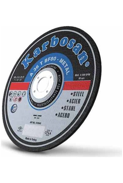 Karbosan Metal Kesme Taşı 180X3X22 Mm