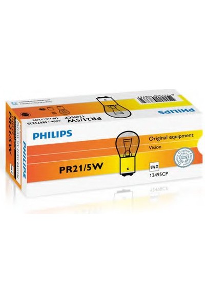 Philips PR21/5W 10'lu Paket 12495CP Philips PR21/5W 10'lu Paket 12495CP
