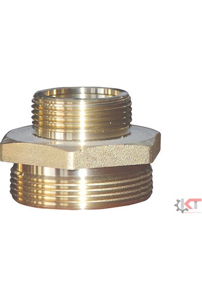 Kt Sarı Orantılı Nipel 1/2''X3/4'' Kt Sarı Orantılı Nipel 1/2''X3/4''