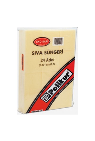 Polipak Sıva Süngeri Polipak 1.Kalite 2024 (1 Adet) ( 3 Adet )