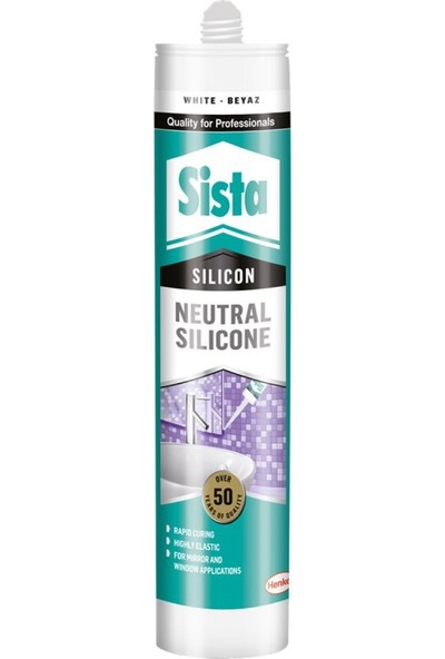 Sista Ayna Silikon Kartuş Şeffaf