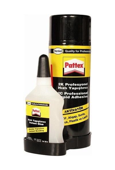 Pattex 2K.Aktivatörlü Hızlı Yapıştırma 200+50 Pattex 2K.Aktivatörlü Hızlı Yapıştırma 200+50