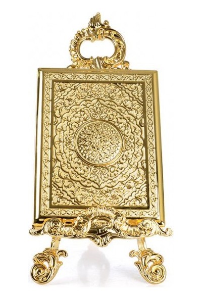 LoveQ Gümüş Stantlı Lüx Kuran Kabı