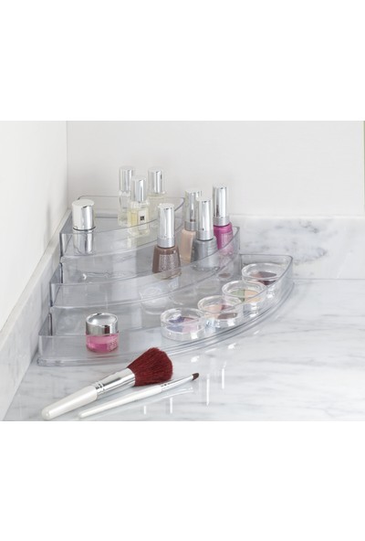 Kozmetik ürünleriniz için stadyum şekilli 3 katlı organizer