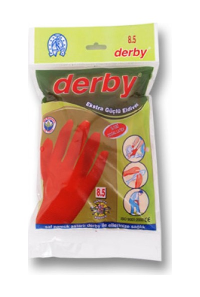 Derby Lastik Eldiven No:8