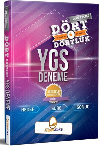 Hiper Zeka Yayınları Tamamı Çözümlü Dört Dörtlük Ygs Deneme Seti Açık Uçlu Soru Kitapçığı Hediyeli Hiper Zeka Yayınları Tamamı Çözümlü Dört Dörtlük Ygs Deneme Seti Açık Uçlu Soru Kitapçığı Hediyeli