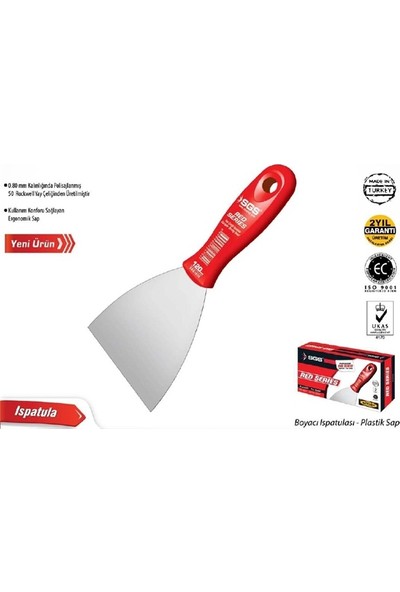 Sgs Red Series Boyacı Ispatulası 120 MM Sgs Red Series Boyacı Ispatulası 120 MM