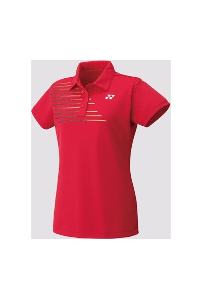Yonex Badminton Tenis L20302 Polo Kadın Tişört - Kırmızı Yonex Badminton Tenis L20302 Polo Kadın Tişört - Kırmızı