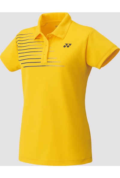 Yonex Badminton Tenis L20302 Polo Kadın Tişört - Sarı Yonex Badminton Tenis L20302 Polo Kadın Tişört - Sarı