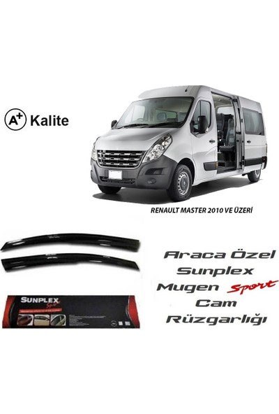 Sunplex Renault Master Sunplex Mugen Tip 2'Li Cam Rüzgarlığı Sunplex Renault Master Sunplex Mugen Tip 2'Li Cam Rüzgarlığı