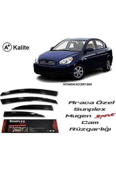 Sunplex Hyundai Accent Era Sunplex Mugen Tip 4'Lü Cam Rüzgarlığı Sunplex Hyundai Accent Era Sunplex Mugen Tip 4'Lü Cam Rüzgarlığı