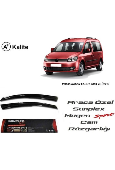 Sunplex Volkswagen Caddy Sunplex Mugen Tip 2'Li Cam Rüzgarlığı Sunplex Volkswagen Caddy Sunplex Mugen Tip 2'Li Cam Rüzgarlığı