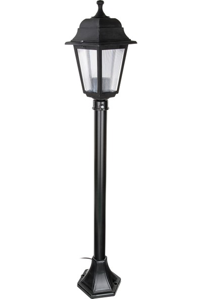 Modelight Optik Kare Çim Direği (1 Mt.) Siyah