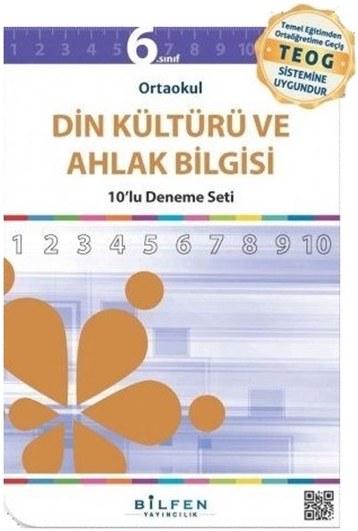 Bilfen Yayınları 6. Sınıf Din Kültürü Teog-1 10Lu Deneme Bilfen Yayınları 6. Sınıf Din Kültürü Teog-1 10Lu Deneme