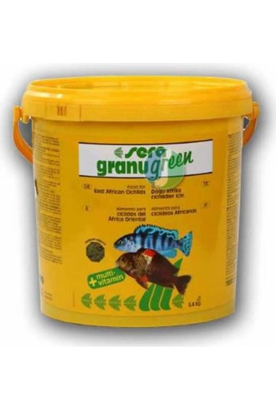 Sera Granugreen 100 Gr Granül Cichlid Yemi