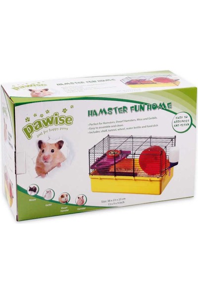 Pawıse Hamster Kafesi 38X23X23 Cm