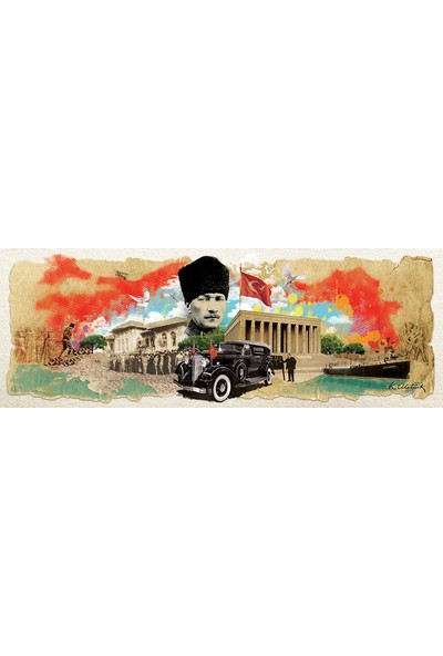 Art Puzzle Atatürk Kolajı Panorama 1000 Parça Puzzle Art Puzzle Atatürk Kolajı Panorama 1000 Parça Puzzle
