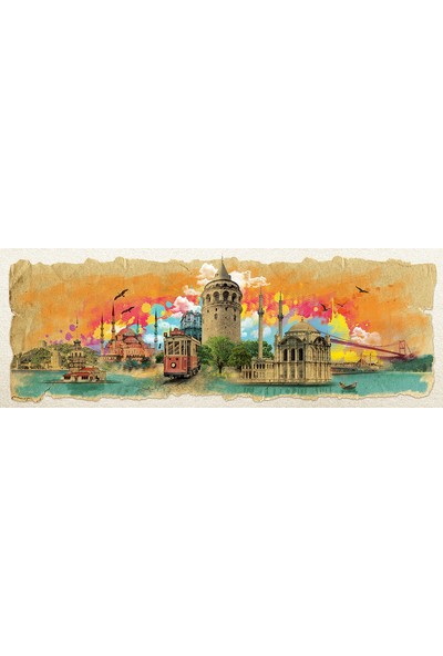 Art Puzzle İstanbul Kolajı Panorama 1000 Parça Puzzle Art Puzzle İstanbul Kolajı Panorama 1000 Parça Puzzle