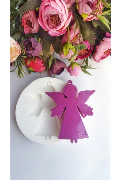 Pasta Mağaza Melek Kız Silikon,Mum, Kokulu Taş Kalıbı