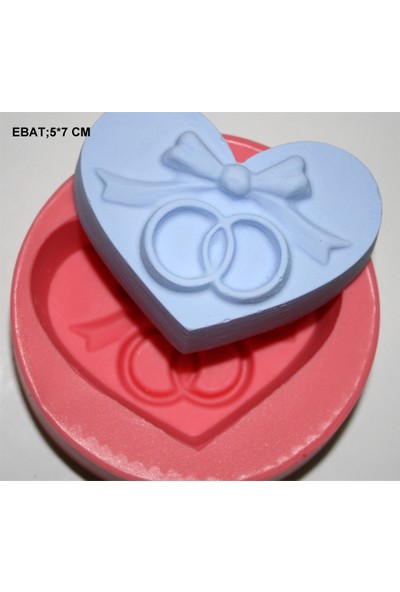 Pasta Mağaza Alyans Silikon,Mum,Kokulu Taş Kalıbı