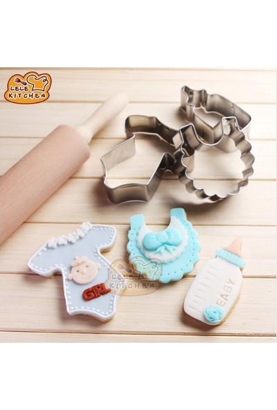 Nomnom Bebek Kurabiye Kalıbı Seti 3 lü Kalıp Nomnom Bebek Kurabiye Kalıbı Seti 3 lü Kalıp