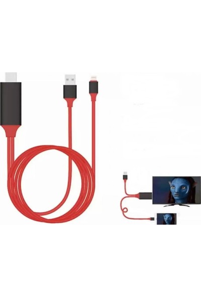 Tg Apple iPhone iPad Lightning Girişli Hdmı Kablo