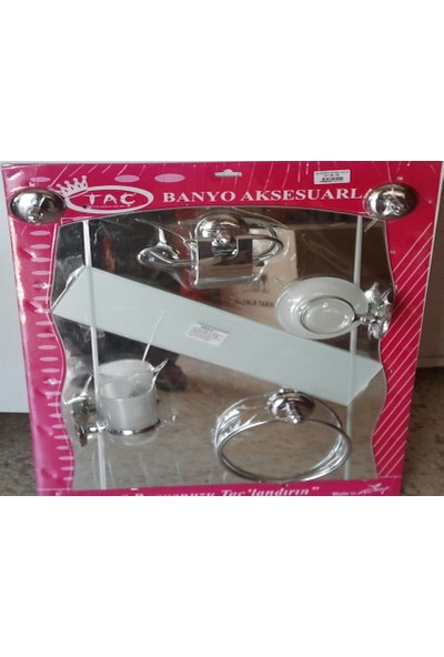 Taç Krom Ayna Seti 6 Parça