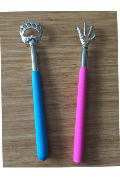 Enhavalı Teleskopik uzayıp kısalabilen sırt kaşıma aleti Pembe Enhavalı Teleskopik uzayıp kısalabilen sırt kaşıma aleti Pembe