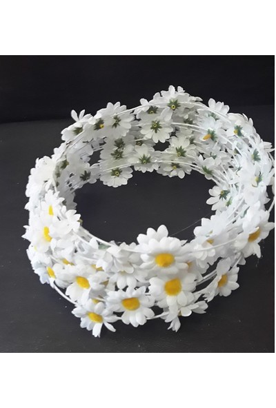 Enhavalı Papatya Taç 12 Adet Birden Enhavalı Papatya Taç 12 Adet Birden